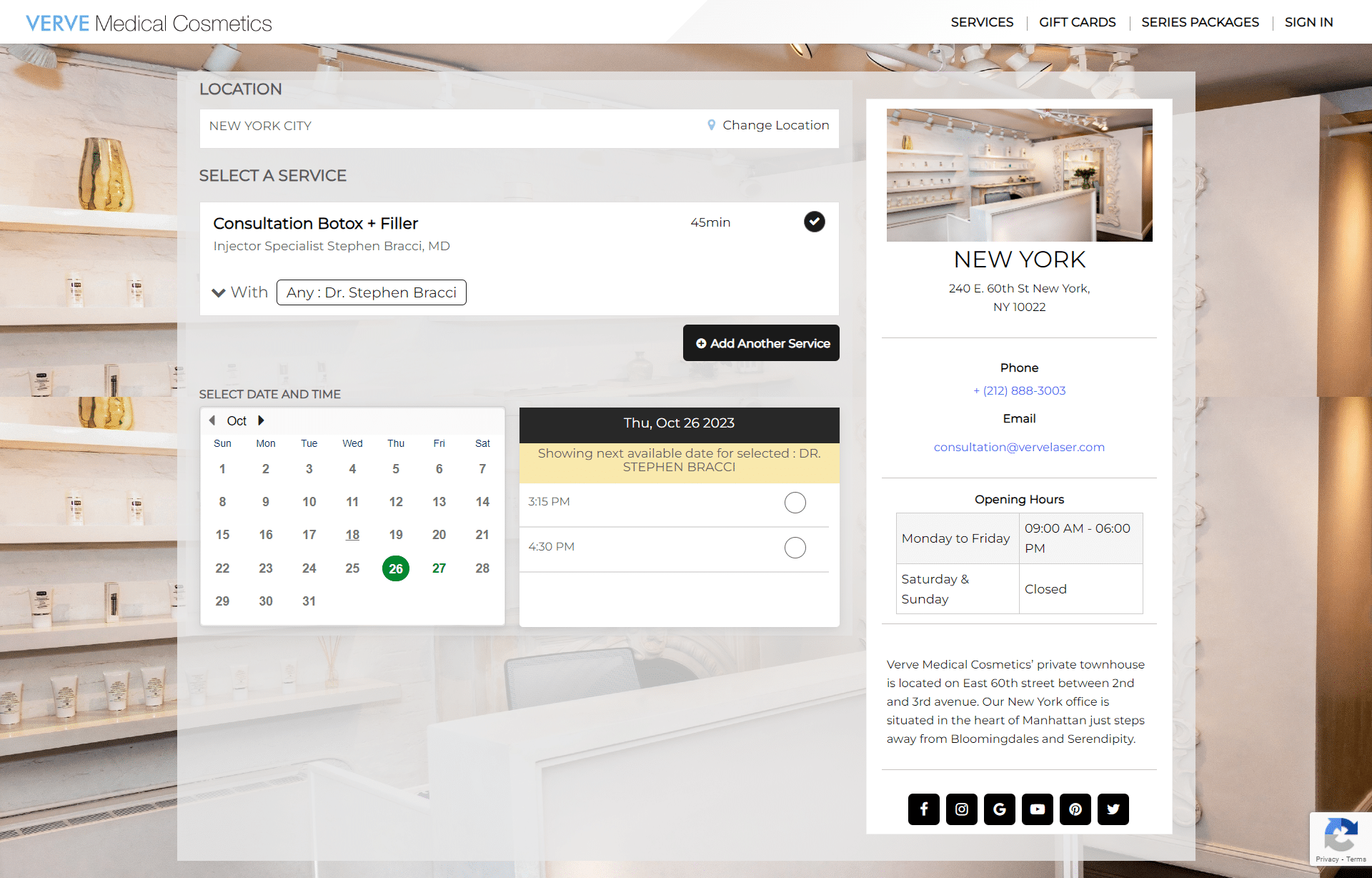 Verve Medical Cosmetics Miami Florida Location - Verve Medical ...